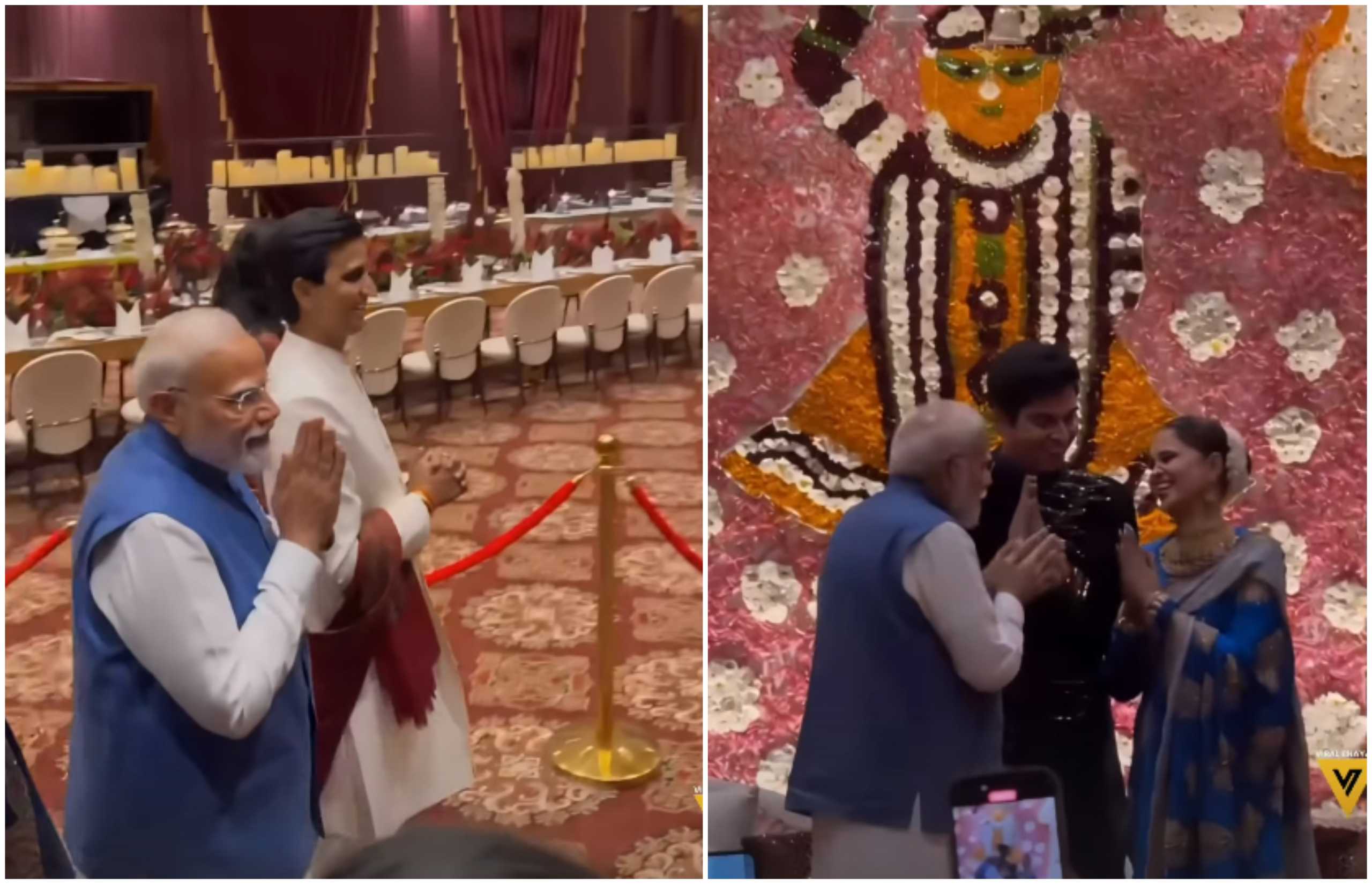 કવિ કુમાર વિશ્વાસની દીકરીના લગ્ન રિસેપ્શનમાં પહોંચ્યા વડાપ્રધાન મોદી | chitralekha